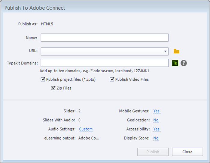 How To Preview And Publish Responsive Projects In Adobe Captivate Classic